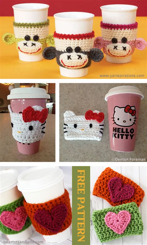 Crochet Cup Cozy Free Patterns IGOODideas