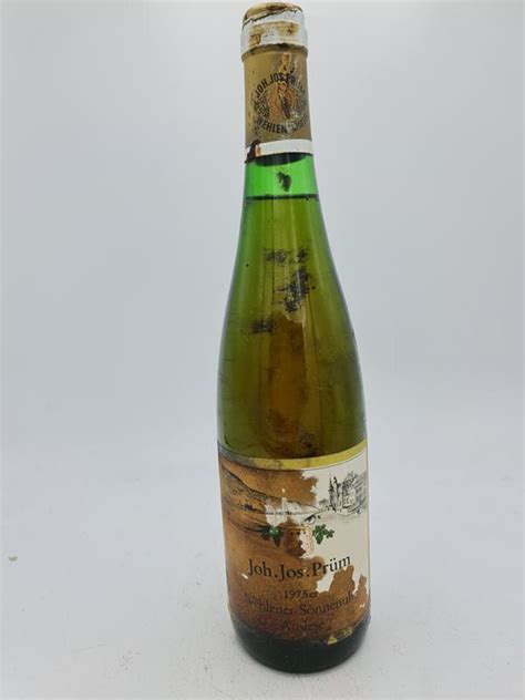 J J Prüm Wehlener Sonnenuhr Riesling Auslese GOLDKAPSEL 1975