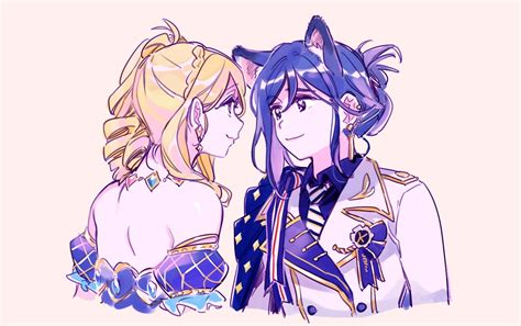 Matsuura Kanan And Ohara Mari Love Live And 1 More Drawn By Pito