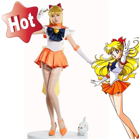 In StockAnime Sailor Moon SuperS Cosplay Sailor Venus Minako Aino Ba