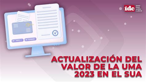 Actualización del valor de la UMA 2023 en el SUA YouTube