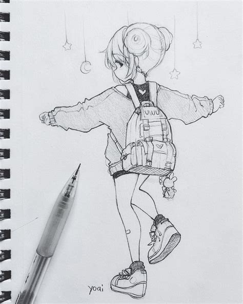 Anime Pencil Sketch Manga Drawing Info