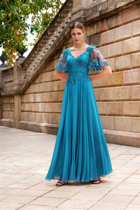 Abito Cerimonia Donna Lungo Con Maniche Favole Abiti Da Sposa E Da