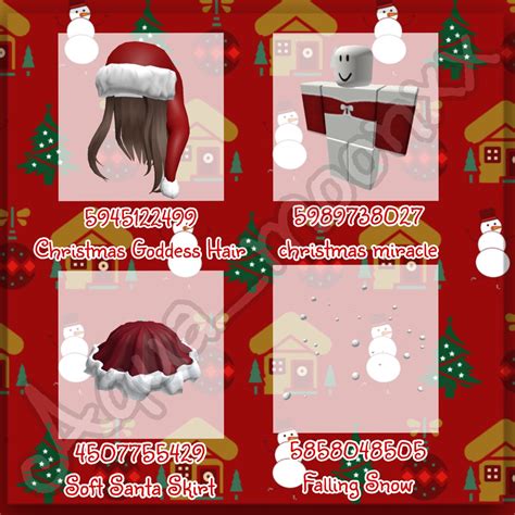 Roblox Girl Christmas Outfit Codes