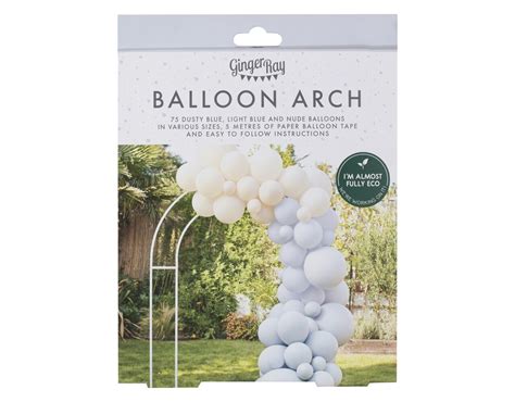 Ballonbogen Blau Creme Weiß Partywinkel