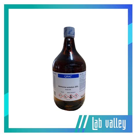 Ammonia Solution Ar Grade Qrec Newzealand