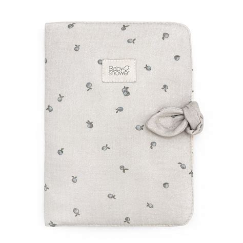 Protege Carnet Sante Knot Apricot