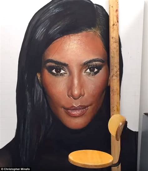 Kim Kardashian Fan Christopher Minafo Spends Hours Painting A Hyper