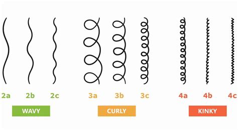 Hair Texture Chart