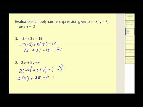 polynomial expression