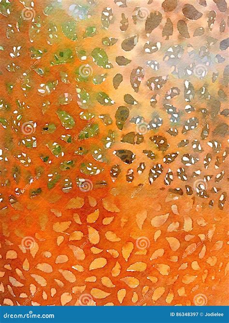 Abstract Botanical Minimalist Expressionist Watercolor Wall Art Stock