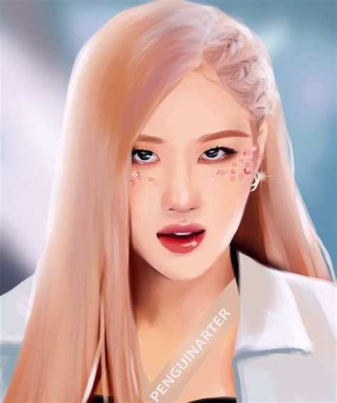 Fanart Rose Jennie Lisa Jisoo Blackpink Dessin Anim Blackpink Fond D The Best Porn Website