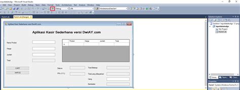Cara Menambahkan Input Data Ke Datagridview Tanpa Database Dengan