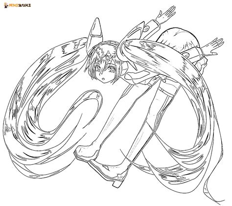 Dibujos De Hatsune Miku Para Colorear Dibujos Para Imprimir