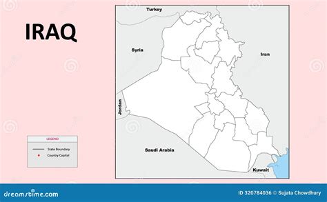 Iraq Map State And District Map Of Iraq Political Map Of Iraq With