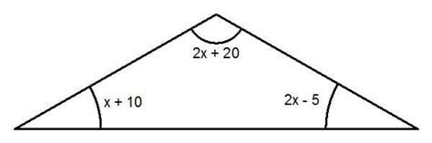 how to work out the angles in an algebraic triangle owlcation