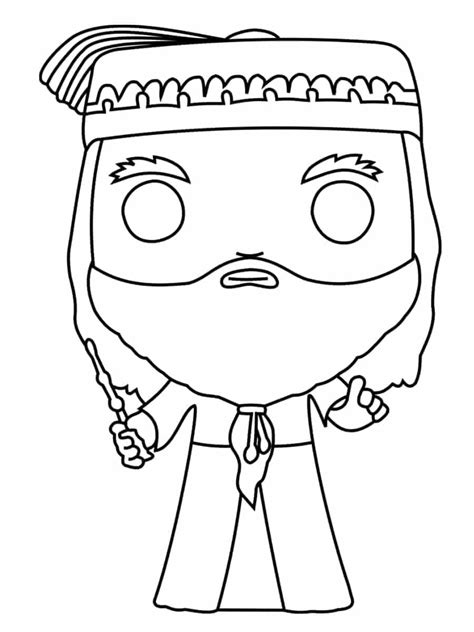 Dibujos De Dumbledore Funko Pop Para Colorear Para Colorear Pintar E