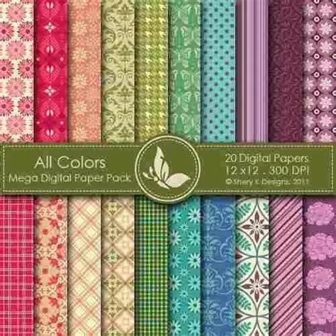 Kit Imprimible Pack Fondos Flores Clipart Cod 16 Cuotas sin interés