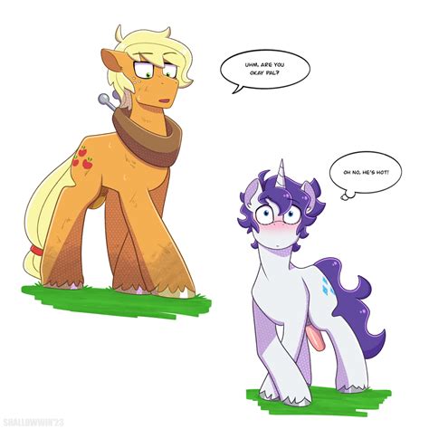 3485272 Explicit Artist Shallowwin Derpibooru Import Applejack