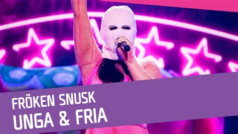 Melodifestivalen 2024 Fröken Snusk Unga fria