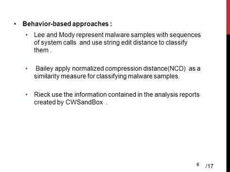 automated malware classification based on network behavior ppt video online download