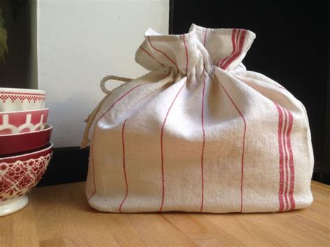 Sac Pain Ou Brioche En Linge Ancien Sac Pain Sac Couture Tutoriel