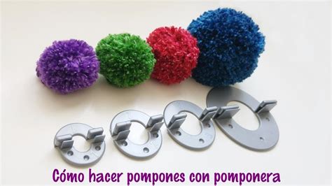 C Mo Hacer Pompones De Lana Con Pomponera Youtube