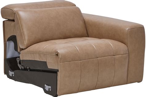Owen Piece Leather Dual Power Reclining Sectional With Recliners