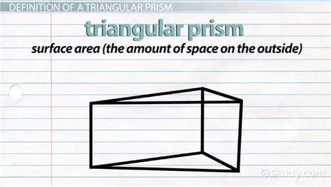 triangular prism definition structure and examples lesson