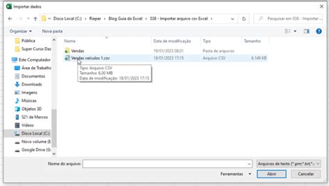 Como Importar Arquivo Csv No Excel Guia Do Excel