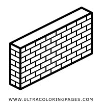 Brick Wall Coloring Pages