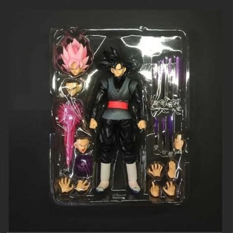 Boneco Goku Black Articulado Dragon Ball Action Figure Movel Brinquedo