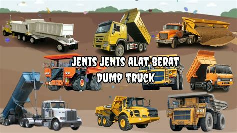 JENIS JENIS ALAT BERAT DUMP TRUCK Standard Rear Side Quarry