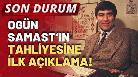 Hrant Dinkin katili Ogün Samast ın tahliyesine Adalet Bakanlığı ndan