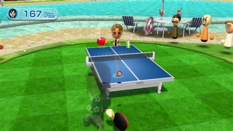 Let S Play Wii Sports Resort Table Tennis Return Challenge YouTube