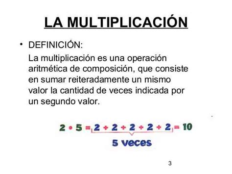 Partes De Las Multiplicaciones