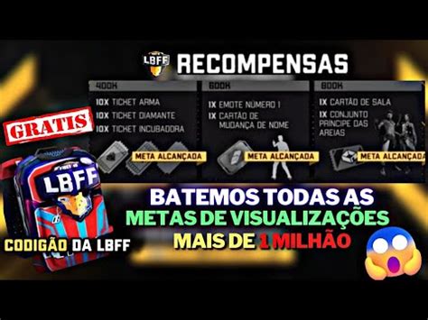 BATEMOS A META DA LBFF 8 MAS DE 1 MILHÃO DE VISUALIZAÇÕES COMO PEGAR