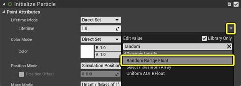Create A Sprite Particle Effect In Niagara Unreal Engine Documentation