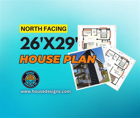 26X29 North Facing House Floor Plan HouseDesigns99