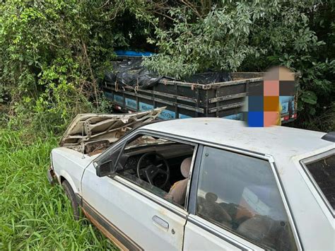 Virmond Acidente Na Br Entre Carro E Caminh O Deixa Uma Pessoa
