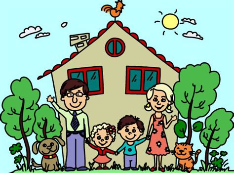 Coloriage gratuit à imprimer Famille