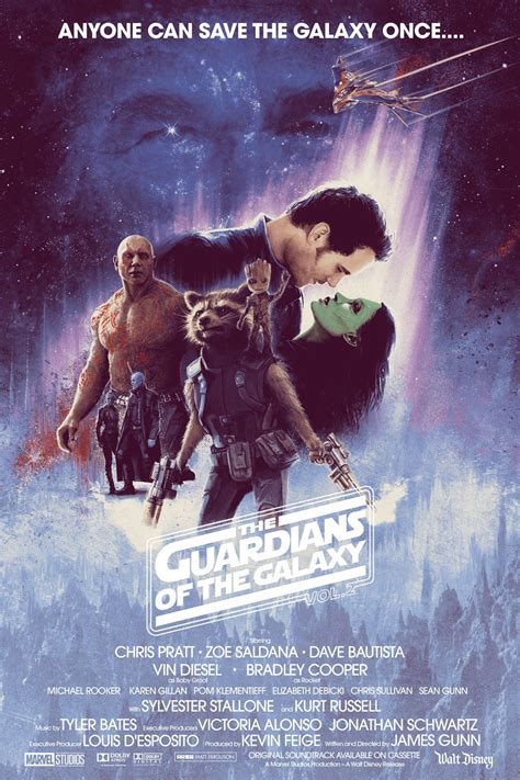 Guardians Of The Galaxy Fan Poster Ode To Star Wars