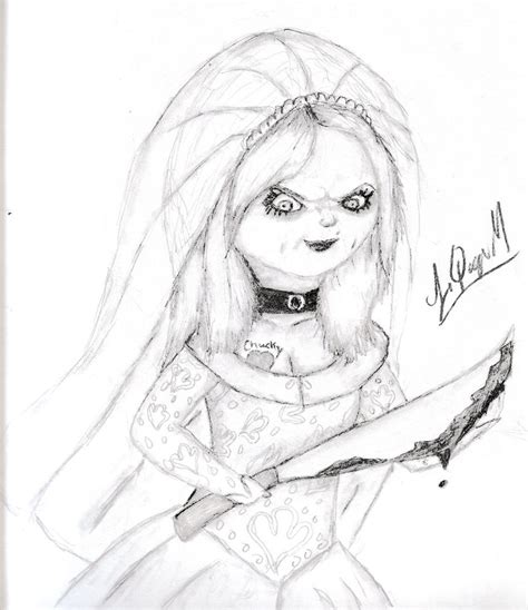 Dibujos Para Pintar La Novia De Chucky IMAGESEE