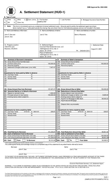 Loan Settlement Statement How To Create A Loan Settlement Statement