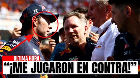 F1 HOY RED BULL Juega SUCIO Contra CHECO PEREZ LO PENALIZARON