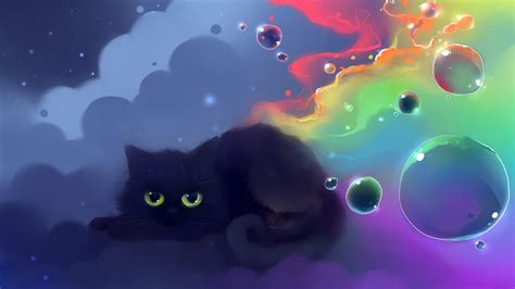 Kawaii Cat Aesthetic Desktop Wallpapers Wallpaper Cave