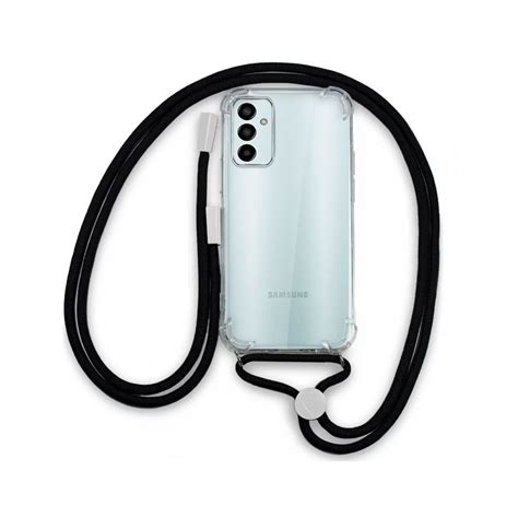 Capa Silicone Corda Preta M A G Samsung Transparente