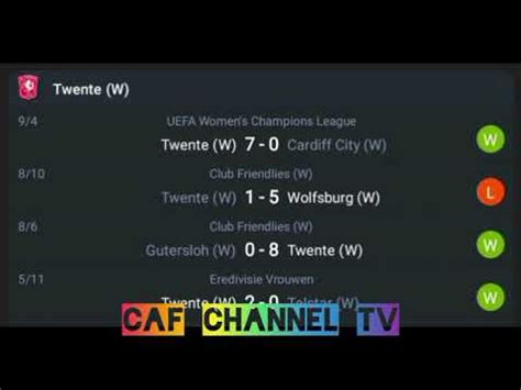 Live Twente W Vs Valur Reykjav K W Uefa Women S Champions League