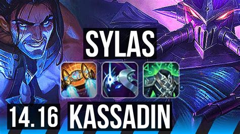 SYLAS Vs KASSADIN MID Legendary 17 3 14 47k DMG 600 Games EUW