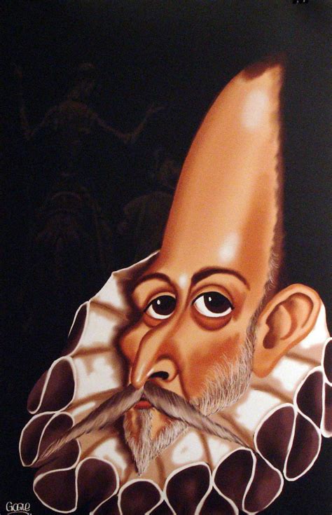 Miguel De Cervantes Y Saavedra 1547 1616 Retrato Hecho Por Gogue